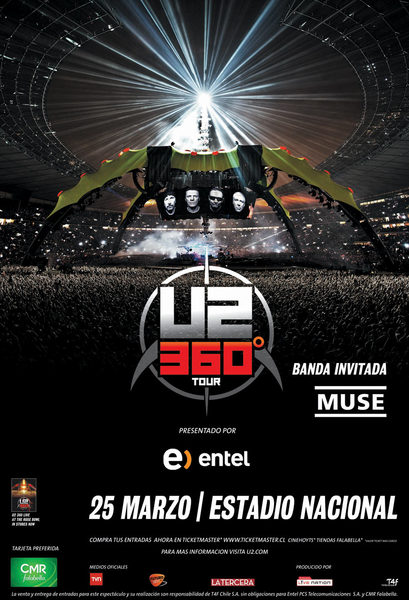 U2 360° viene a Chile junto a Muse - POTQ Magazine