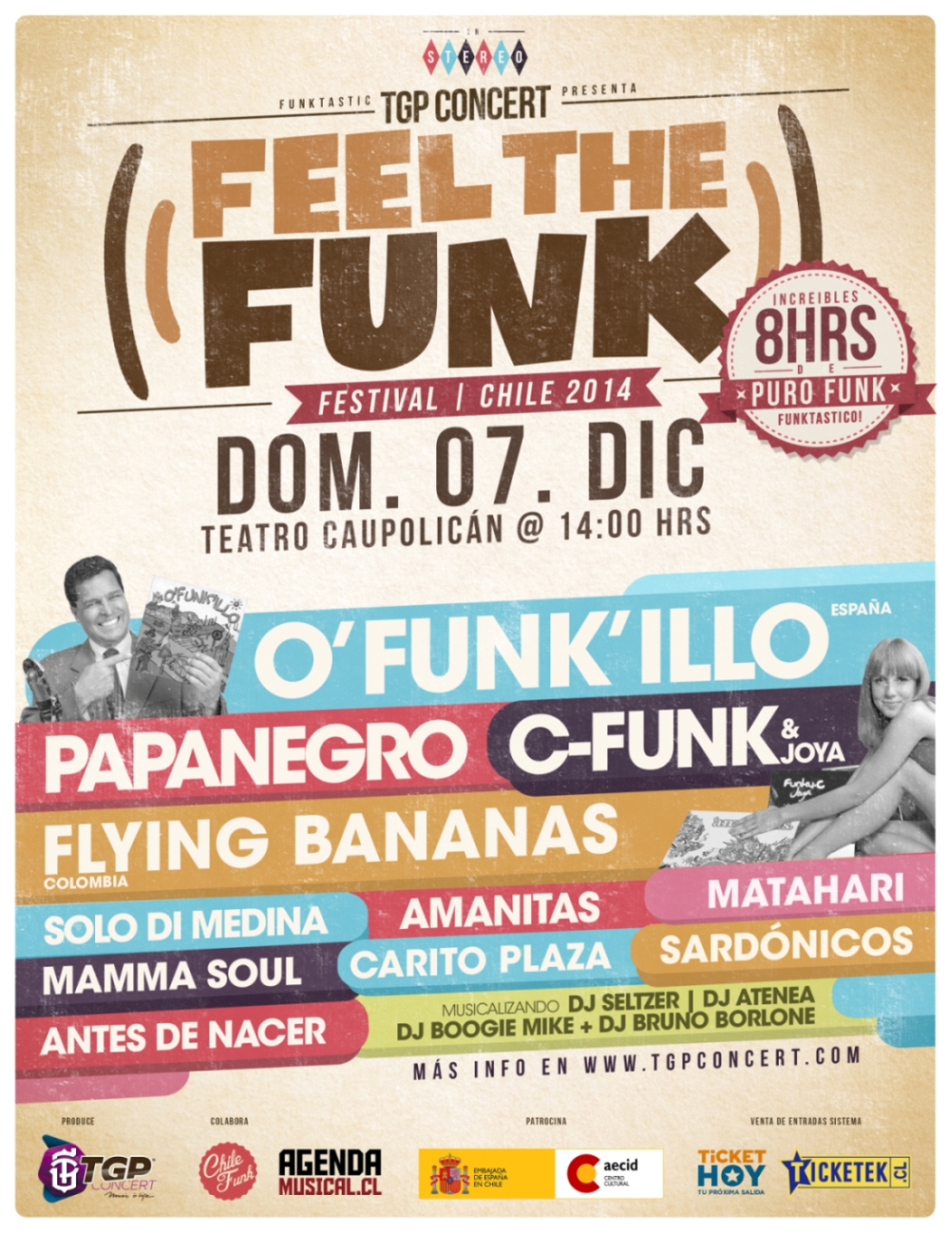 Feel the Funk Festival (7 de diciembre) - POTQ Magazine